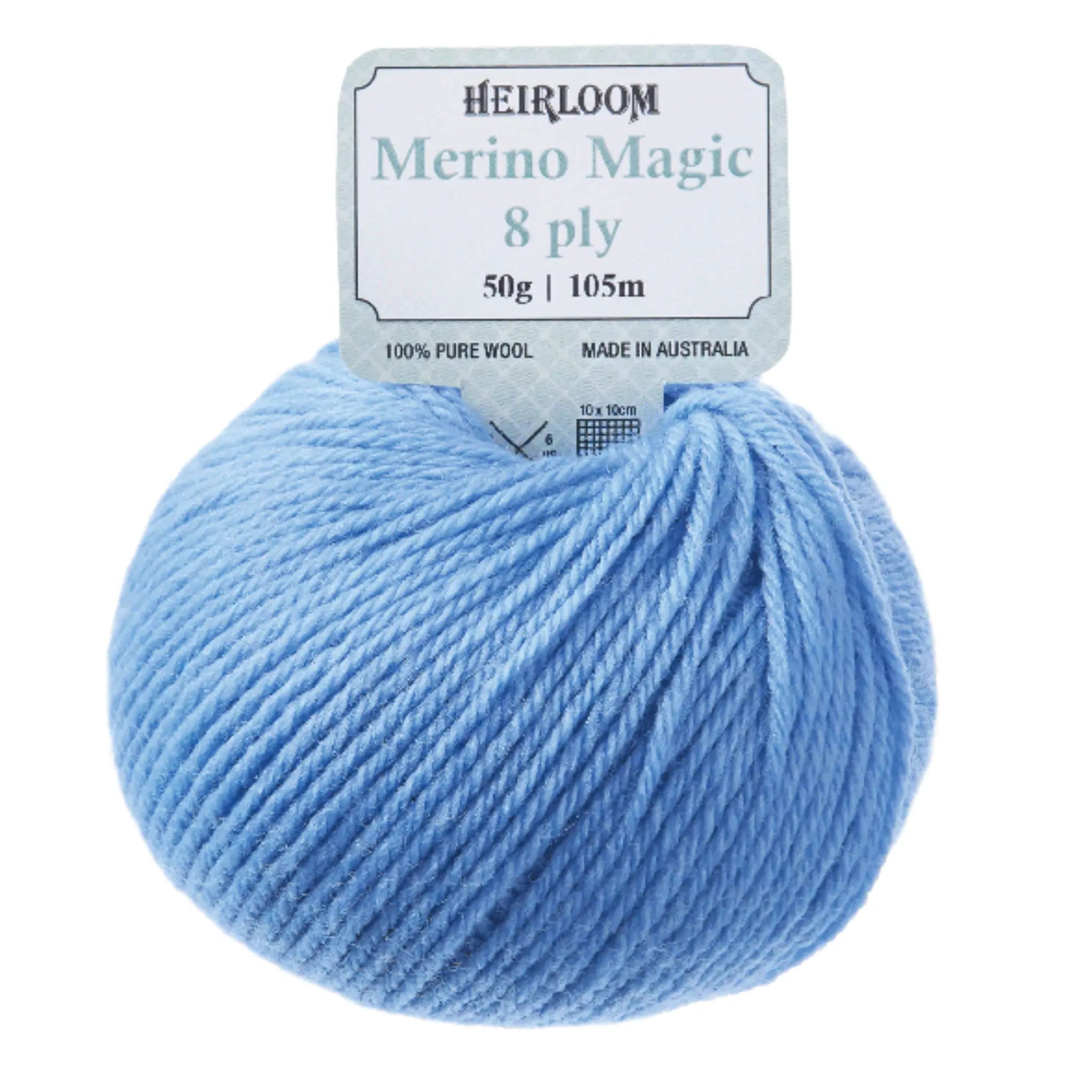 Merino Magic 8 Ply Wool, Knitting and Crochet Yarn Australia - Heirloo